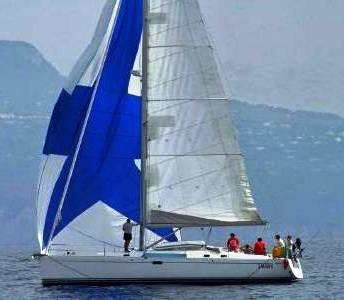 Hanse 43 with Gennaker | Cabin Charter Sailing